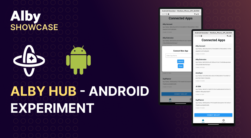 Alby Hub - Android Foreground Service Experiment