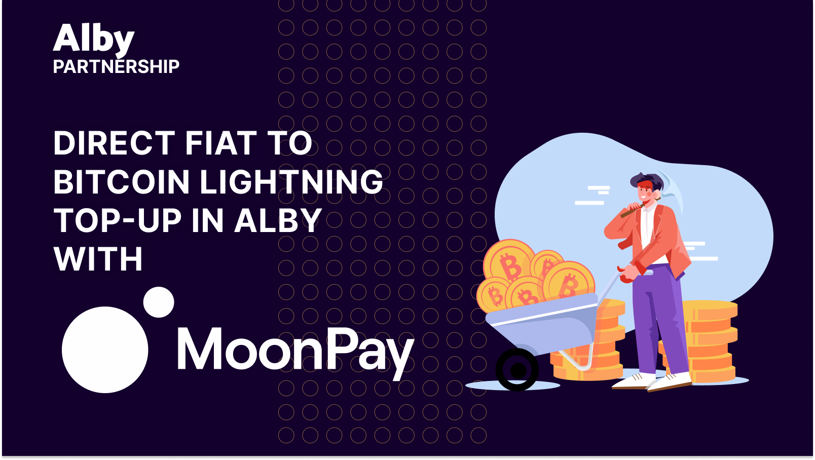 Announcement: Direct Alby wallet top up with MoonPay